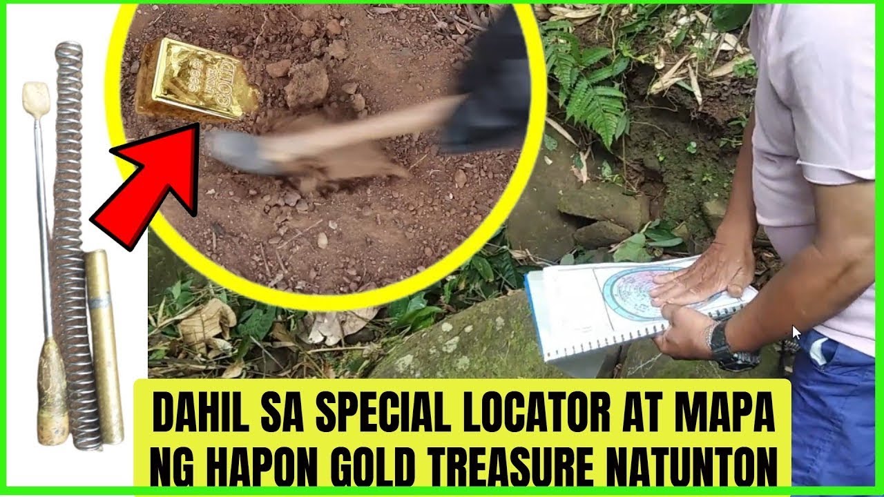 KAKAIBANG GOLD DETECTOR, NATUNTON ANG SIGN NG HAPON NA NAKSULAT SA MAPA ...