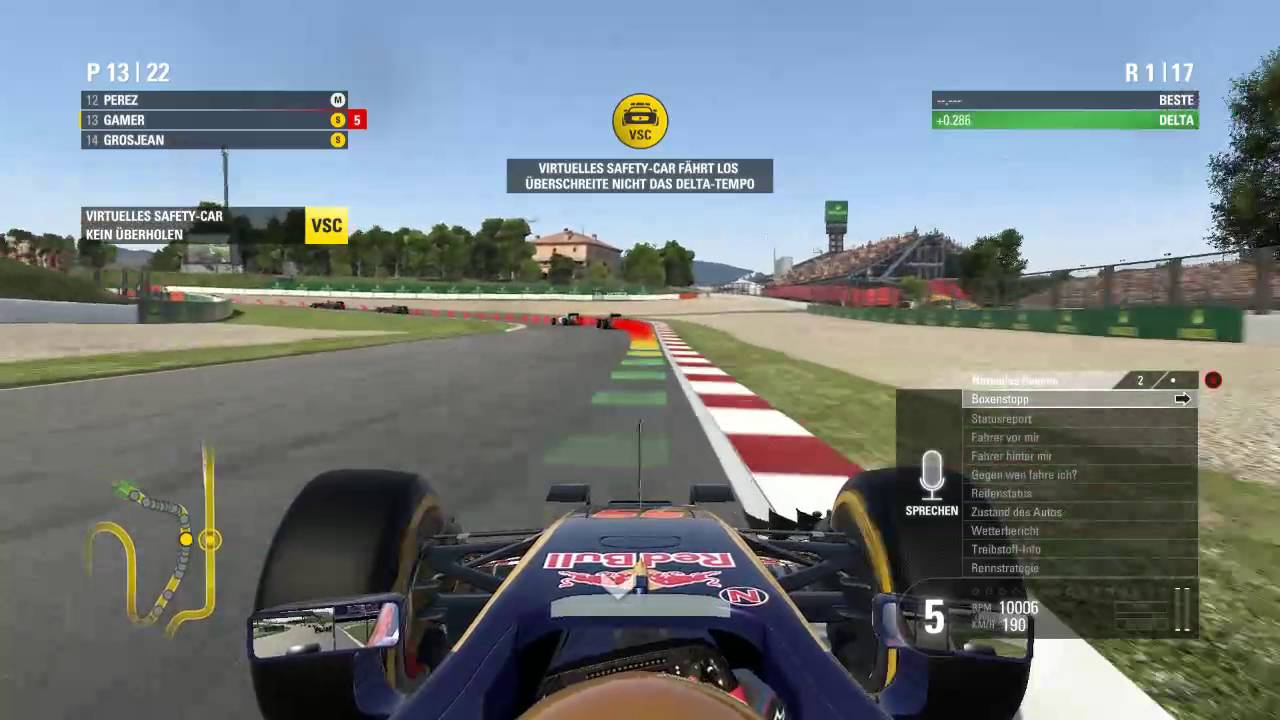 F1 2016 Das erste Virtuelle Safty Car (VSC) - YouTube