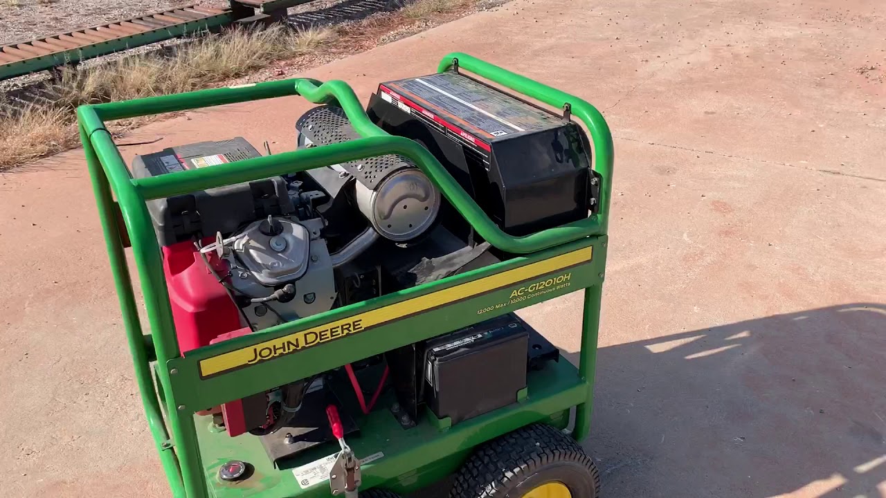 John Deere 10,000 watts Generator for Sale - YouTube