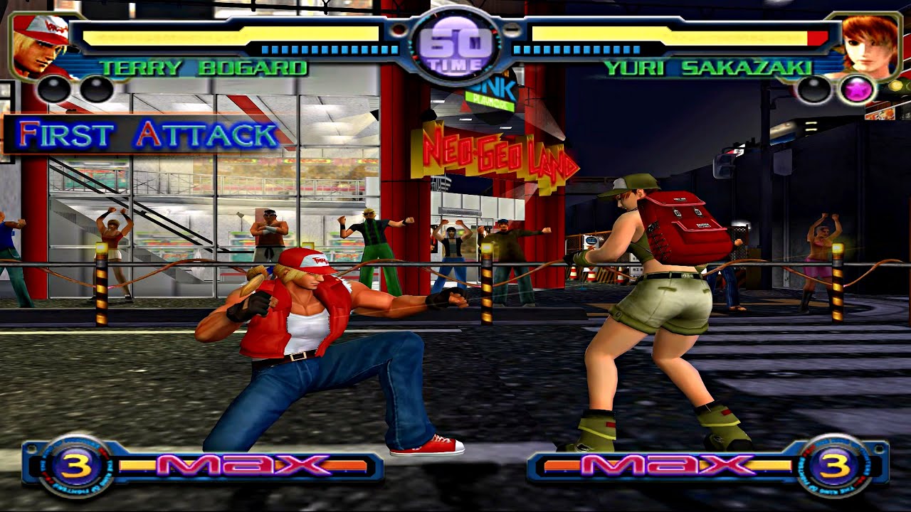 KOF: Maximum Impact Maniax - Single Play VS Mode #1 PC PS2 PCSX2 ...