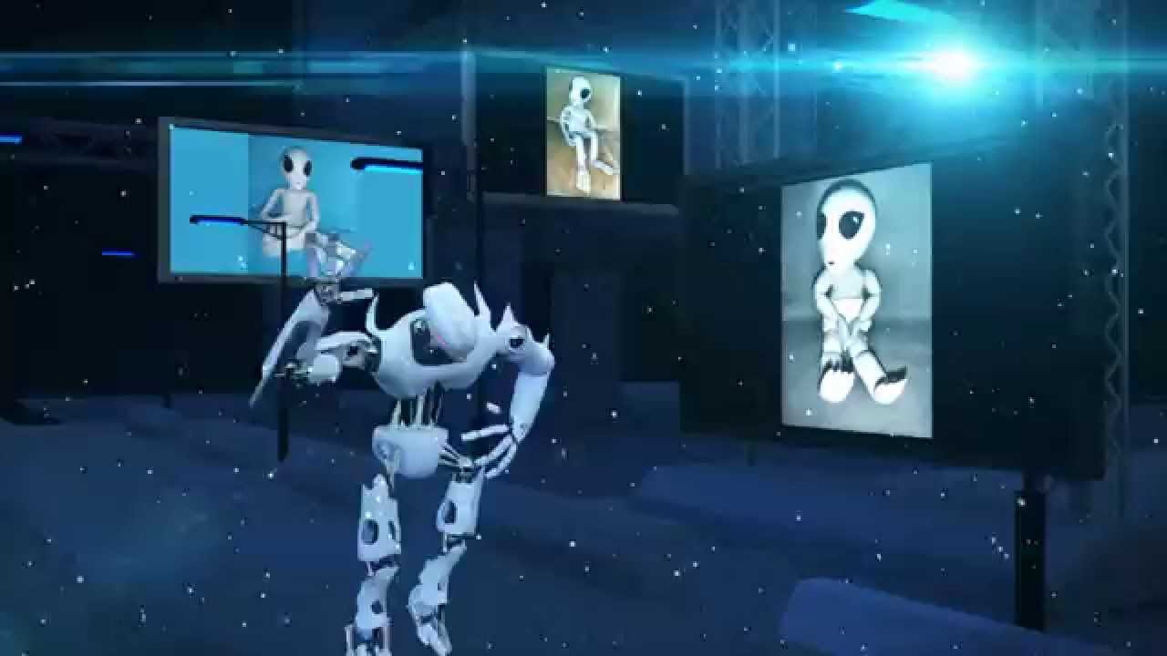 Grey Alien Dolls - Dancing Robot - YouTube