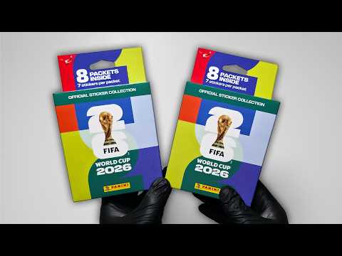 Panini FIFA World Cup 2026 Sticker - Double Blister Opening