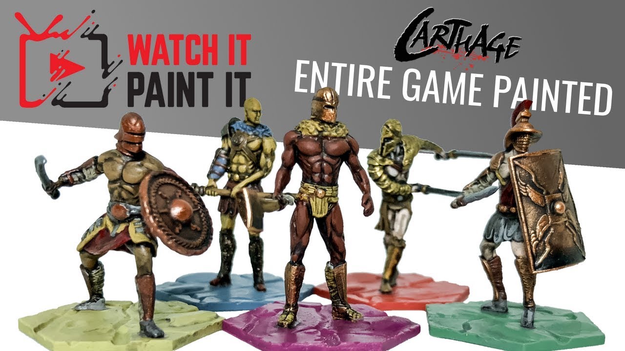 Carthage - Painting the Entire Game (Batch/speed painting - 2 hours ...