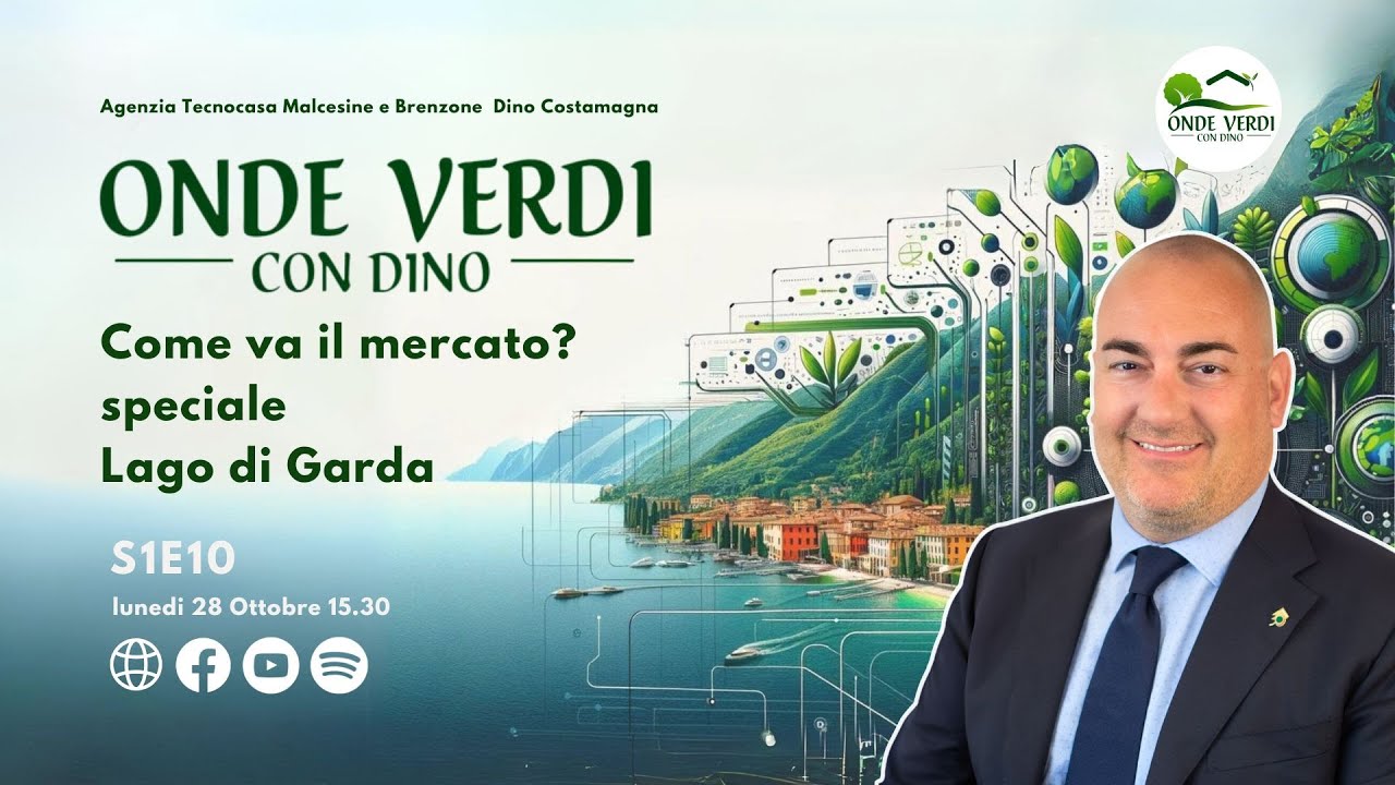 🏡⛵️ ONDE VERDI con DINO - S1E10 - Come va il mercato? Speciale Lago di ...