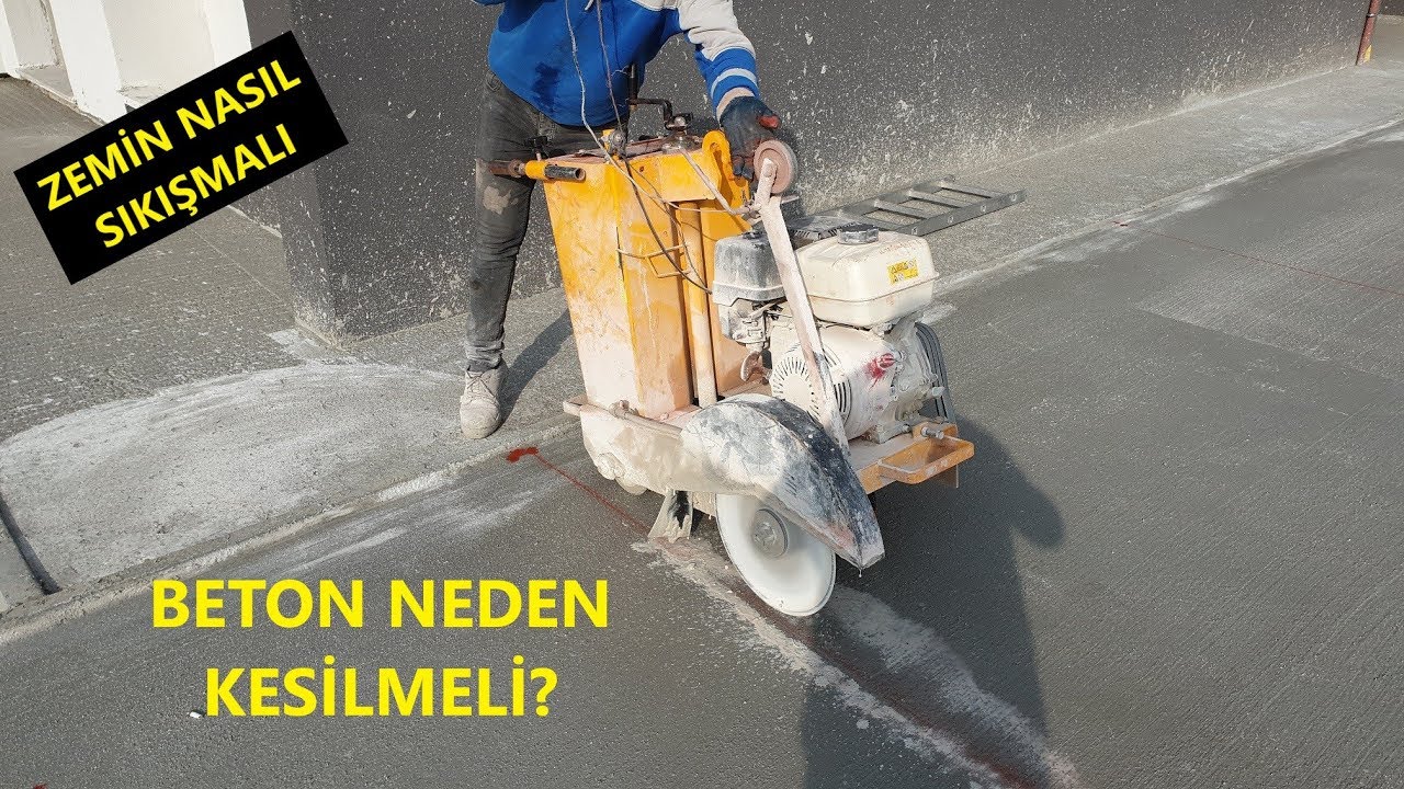 BETON NEDEN KESİLİR? NEDEN BETONDA DERZ VERİLİR? - YouTube