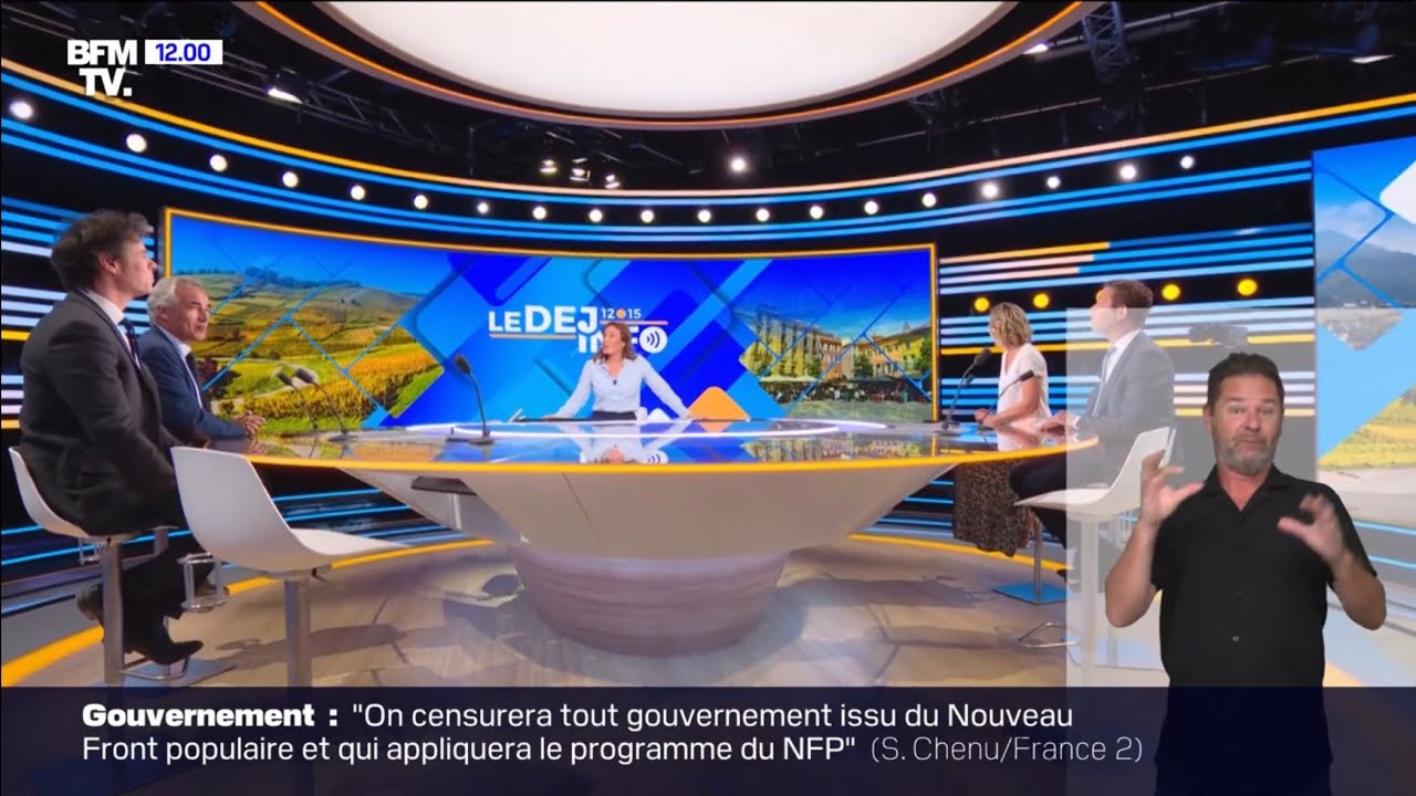 BFMTV | Début du Déj Info avec Ashley Chevalier (nouvel habillage ...