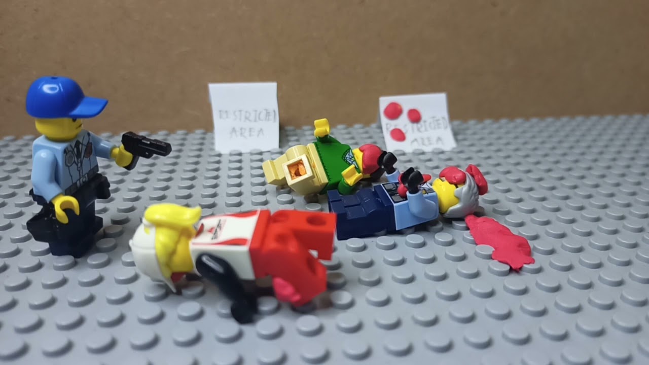 Lego zombie escape stop motion - YouTube