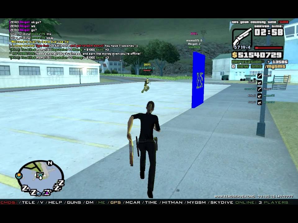 SAMP duel: Abigail VS moma175 - YouTube