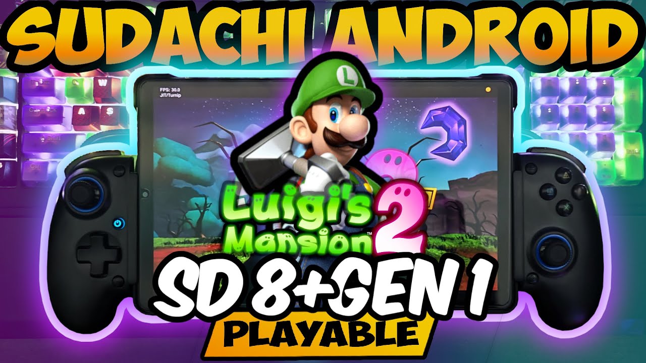 SUDACHI Emulator - Luigi's Mansion 2 HD | SD 8+ Gen 1 | Lenovo Y700 ...