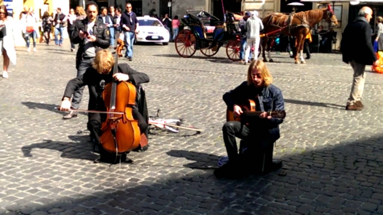 Best Street musicians Cover - feeling good - YouTube