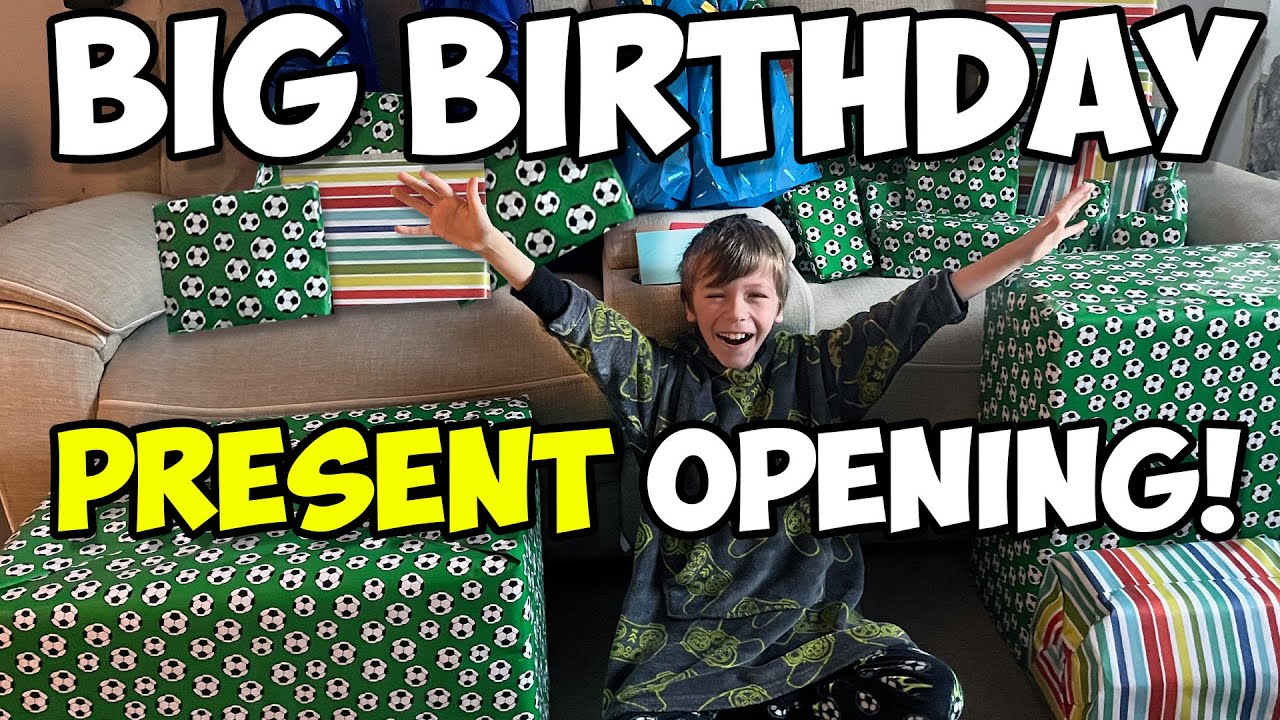 EMOTIONAL Birthday Present Opening! BIG birthday surprises! - YouTube