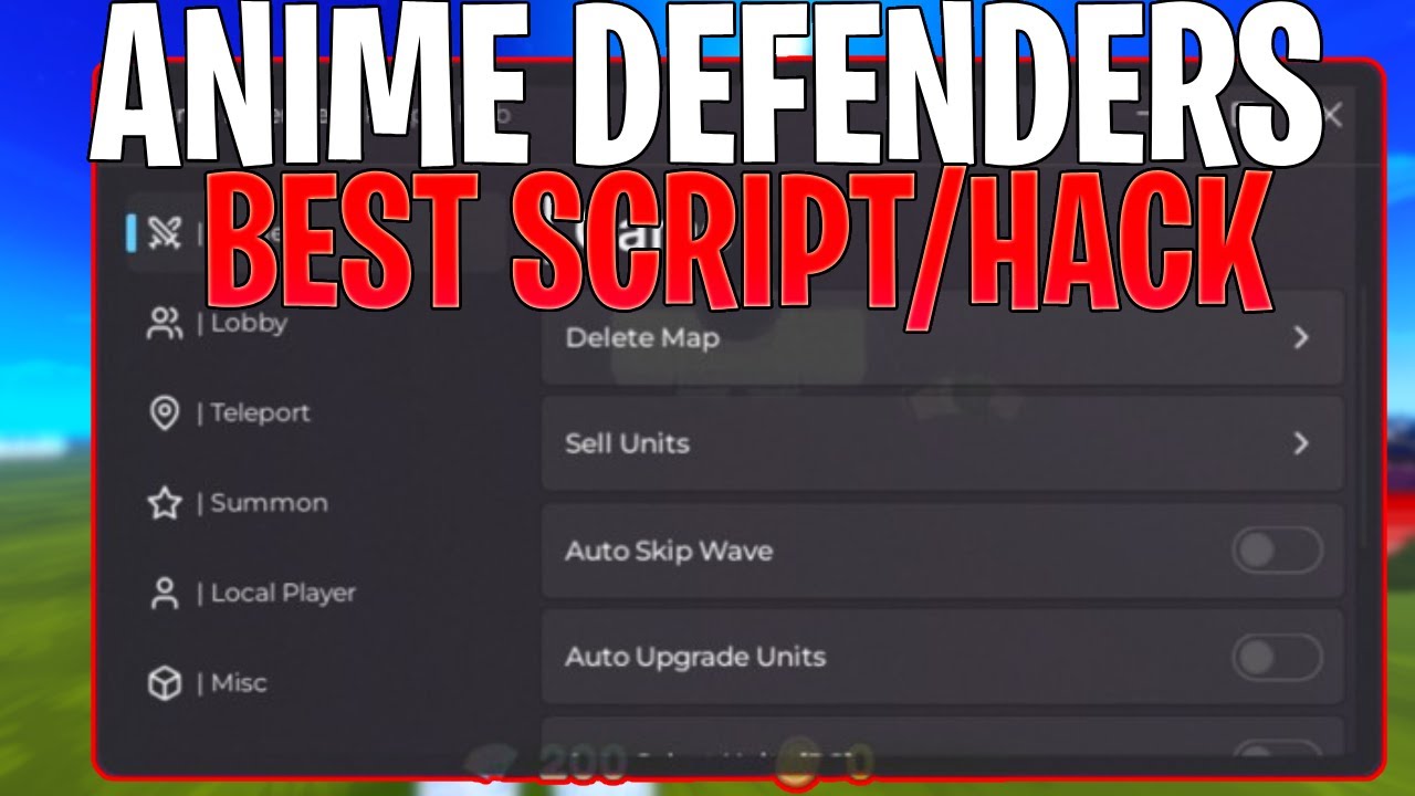 [NEW] Anime Defenders ROBLOX FREE SCRIPT– Auto Farm , Infinite Rerolls ...