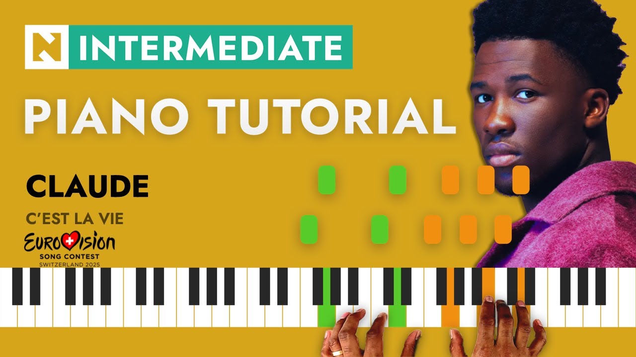 Claude - C'est la vie | PIANO TUTORIAL - YouTube
