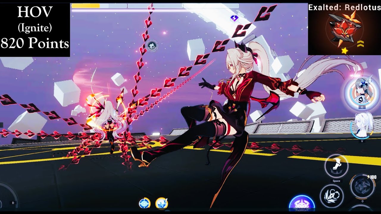 Honkai Impact 3, HOV Ignite [820 Points] Redlotus Abyss D488, Thelema ...