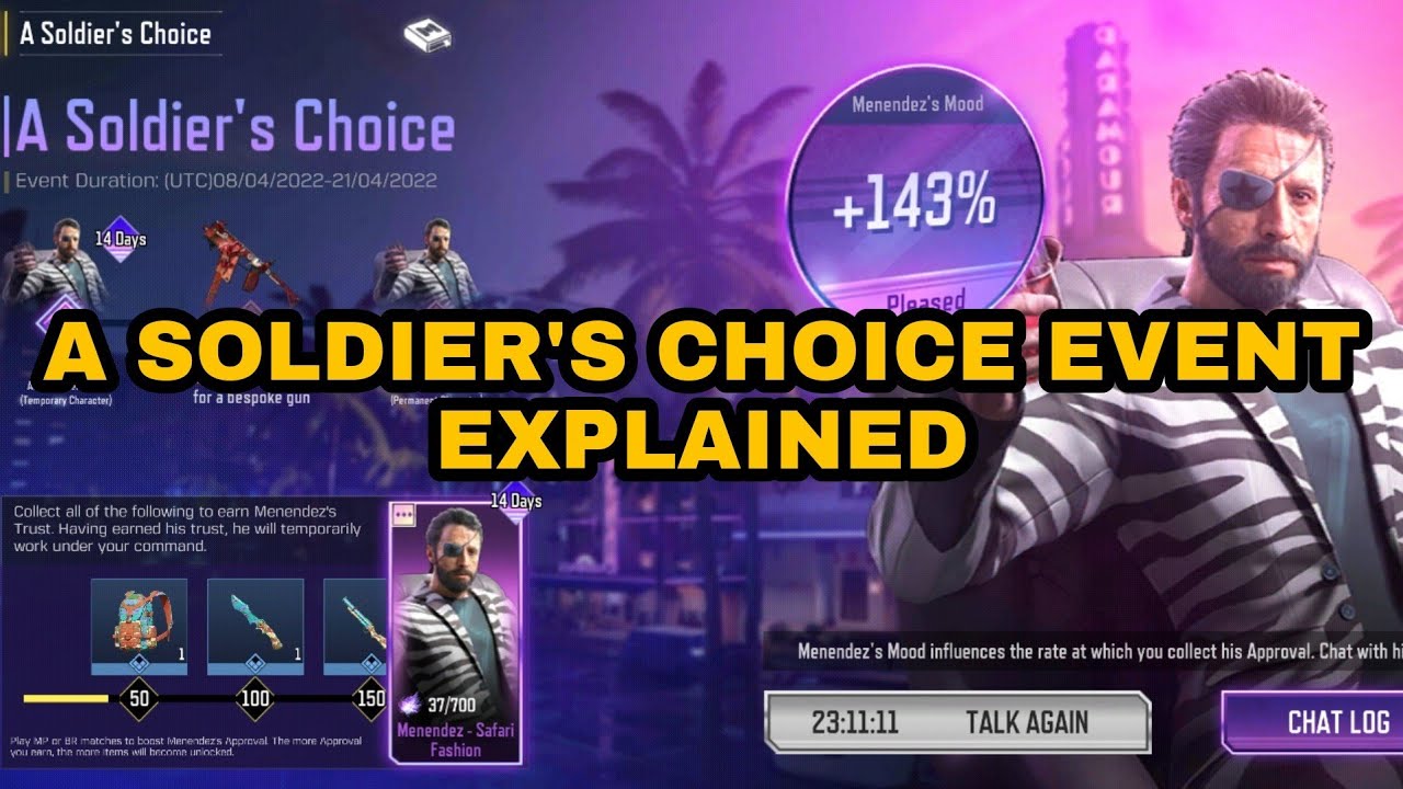 A Soldier Choice Event Explained in COD Mobile - YouTube