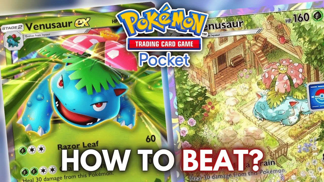 How to Beat the Venusaur Event in Pokémon TCG Pocket! - YouTube