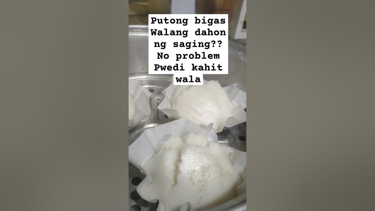 Putong Bigas Walang Dahon Ng Saging No Problem ‼️putongbigas Riceputo Kakanin Pinoyfood