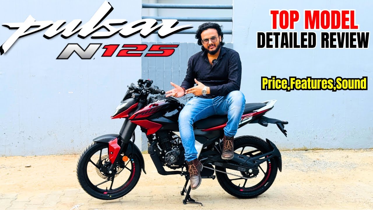 All New 2024 Bajaj Pulsar N125 Top Model Detailed Review | On Road ...