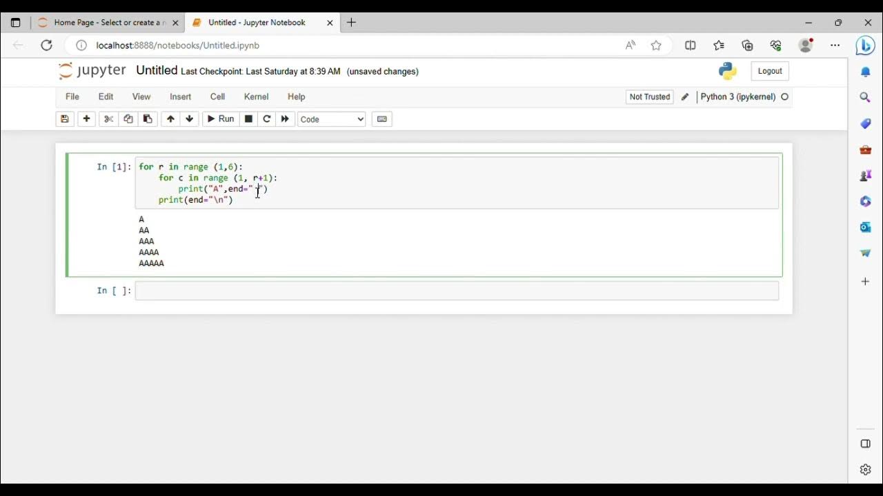 Mastering Patterns in Python: Unraveling the 'A' Pyramid - YouTube