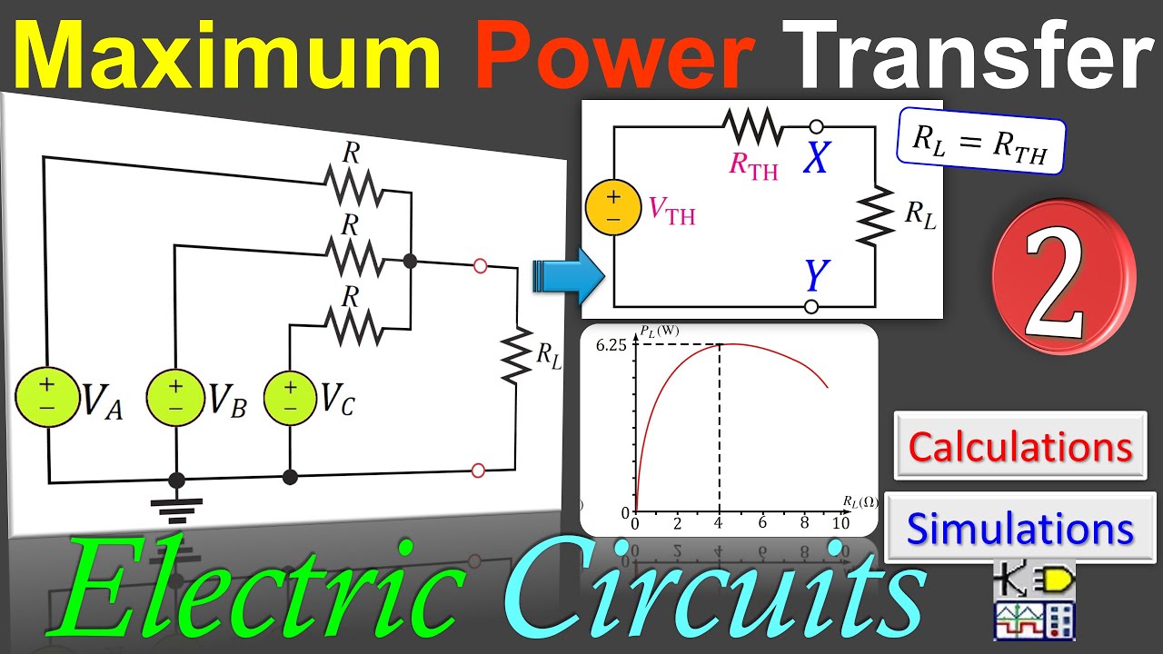 DC Electric Circuits 🌟 Maximum Power Transfer with Three Voltage ...
