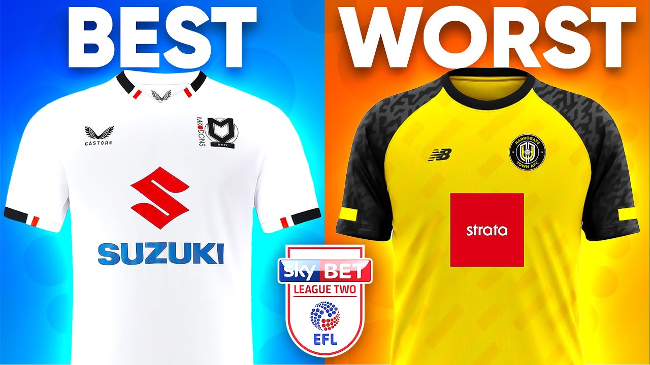 Brutally Rating EVERY 23/24 League Two Kit... - YouTube