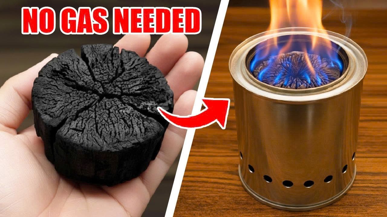 No Power, No Gas Needed! DIY 3-in-1 Heating Stove from Tin Can – Hidden ...