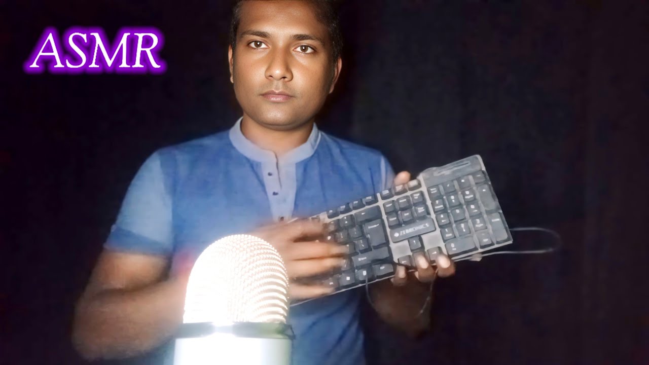 ASMR-Fast & Aggressive Keyboard Typing & Mouth Sounds before Sleeping ️ ...