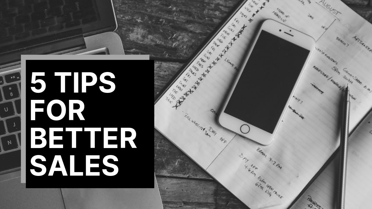 5 Tips for better sales - YouTube
