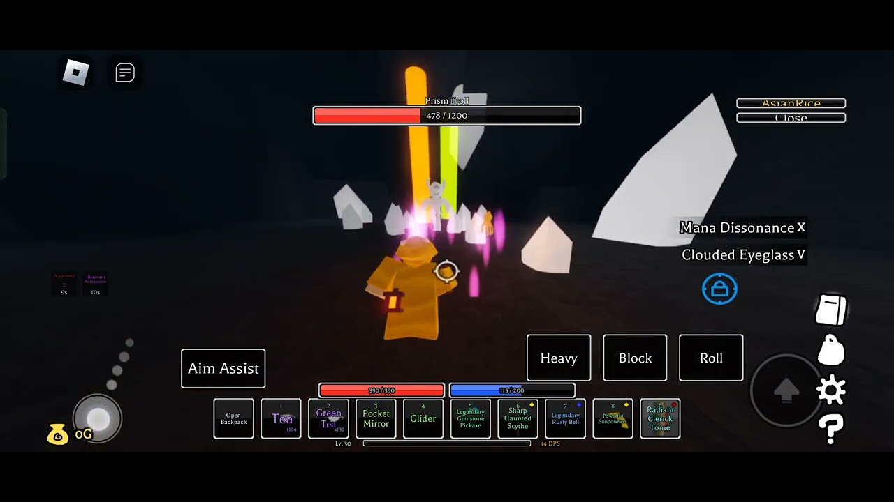 Clerick Tome shreds Prism Troll in 20 seconds -roblox Pilgrammed - YouTube