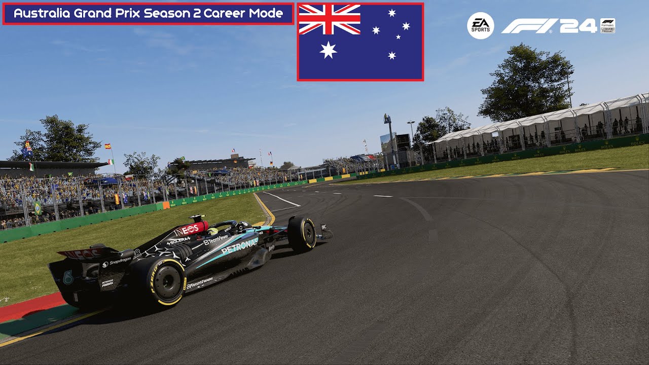 F1 24 Australia Q & Race Grand Prix Career Season 2 - Mercedes (85 ...