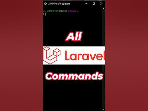#laravel #commands in 60 Seconds #shorts #webdevelopment - YouTube