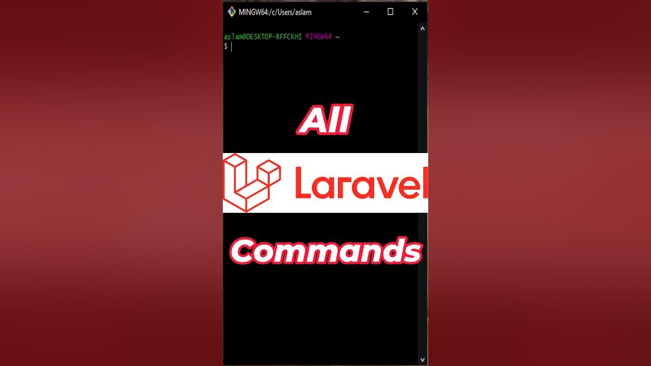 #laravel #commands in 60 Seconds #shorts #webdevelopment - YouTube