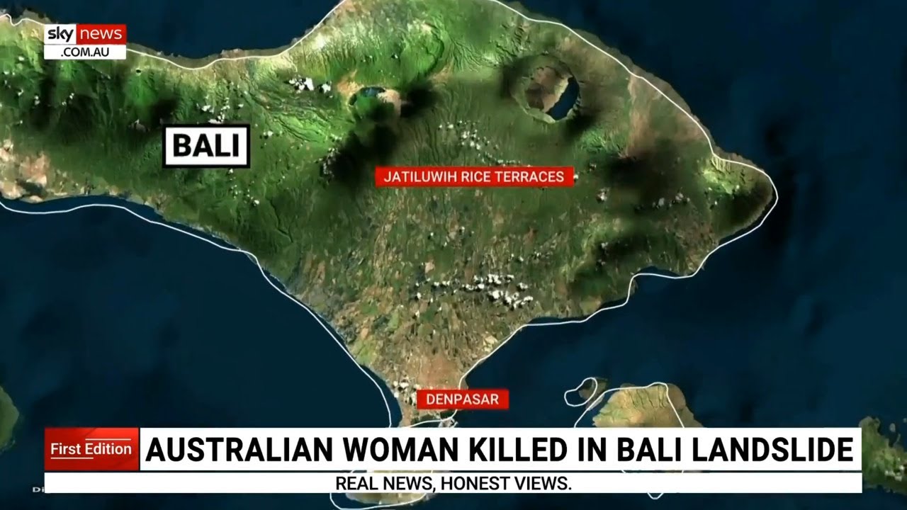 Australian woman killed in Bali landslide - YouTube