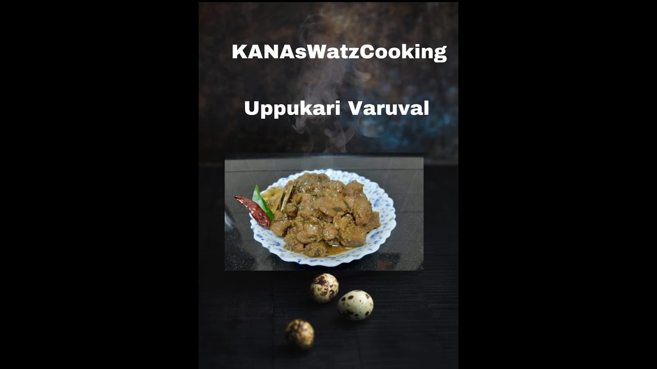 Chettinadu Uppukari Varuval or Chettinadu Mutton Fry - YouTube