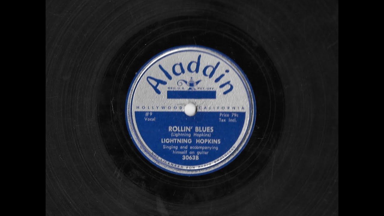Rolling Blues - Lightnin' Hopkins 1948 - YouTube