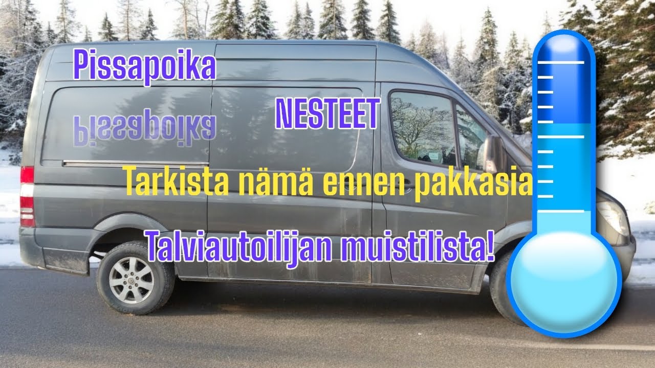 TARKISTA NÄMÄ ASIAT AUTOSTA ENNEN TALVEA. - YouTube
