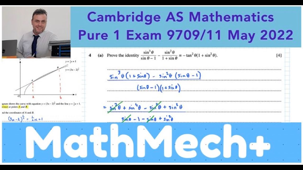 AS Mathematics | Pure 1 | Cambridge | May 2022 | 9709/11 | SOLVED STEP ...