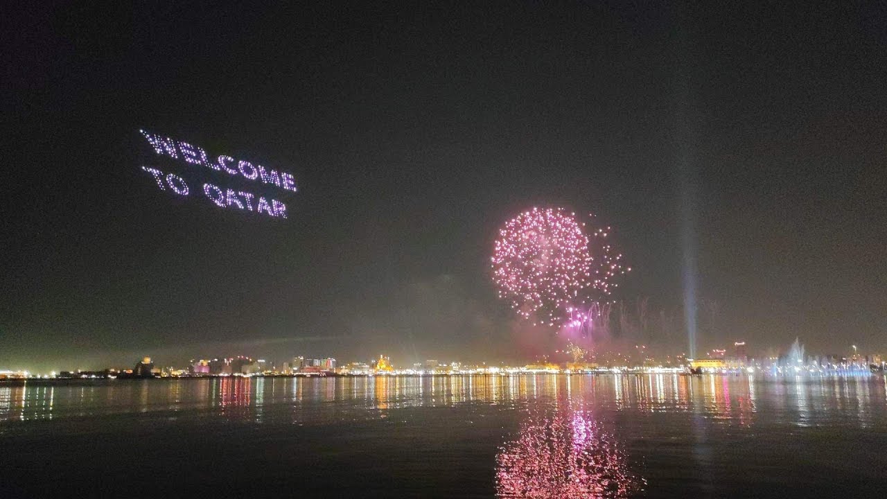 Fireworks Display at Corniche | Doha || Qatar Vlog - YouTube