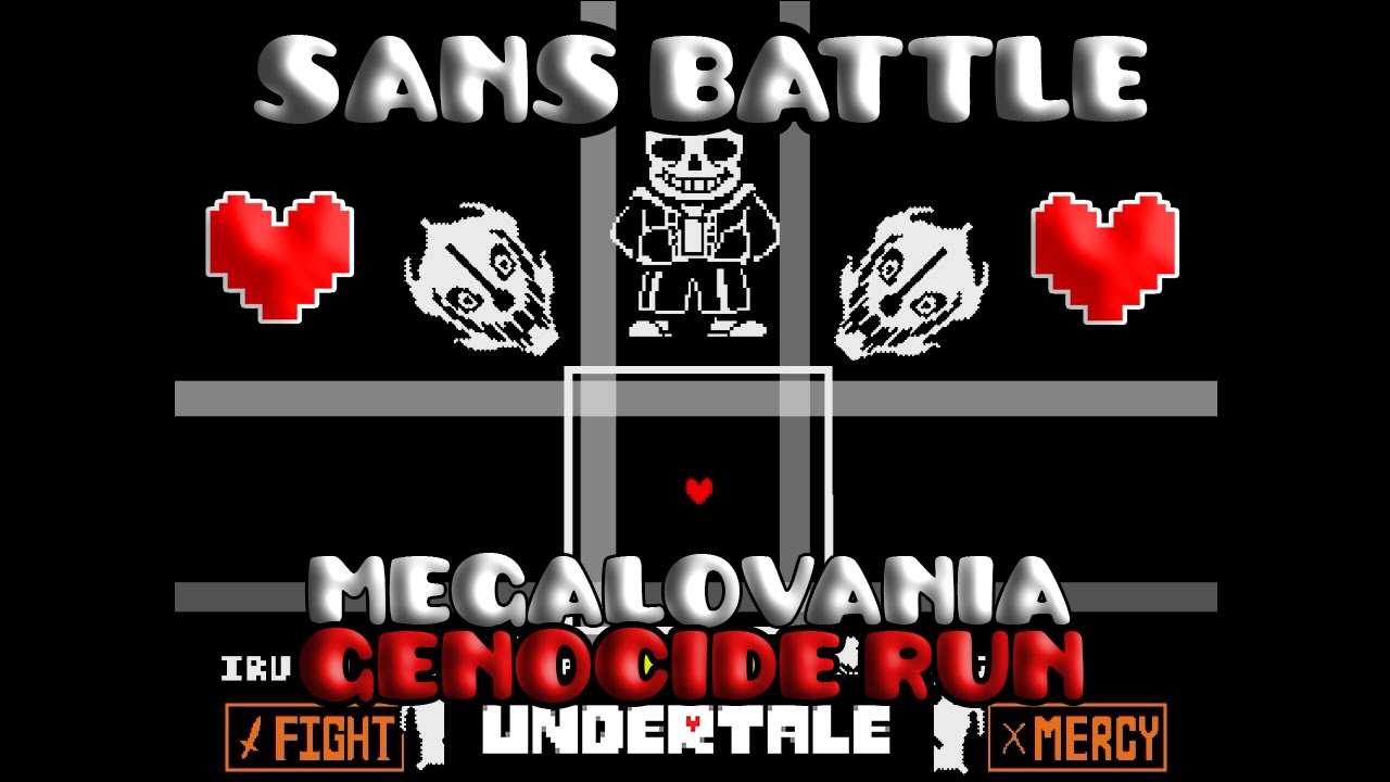 UNDERTALE - Sans Battle (100%) [Genocide run - Final fight] - YouTube