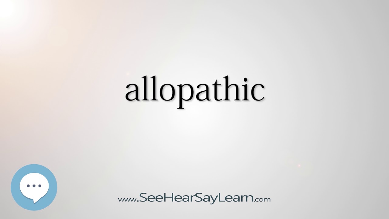 allopathic (Every English Word Pronounced) 📕🔊🗣️😎 - YouTube