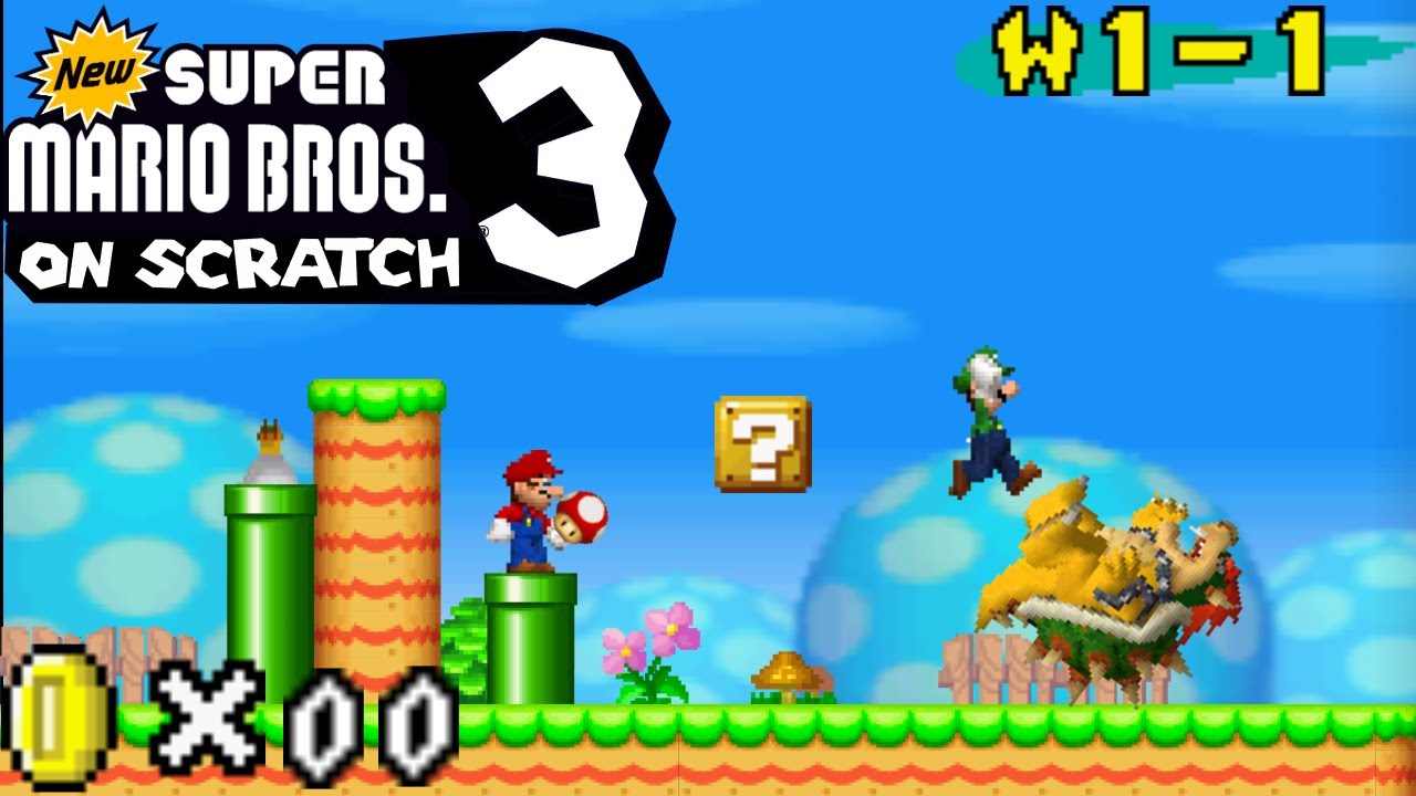 New Super Mario Bros. On Scratch 3 - YouTube
