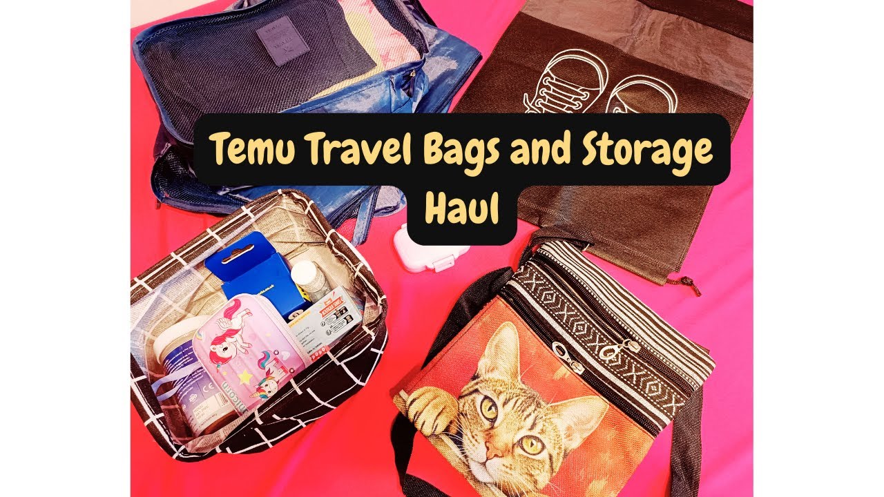 Temu Products Review 💼 Budget-Friendly Travel Bags & Storage Finds! 👜 ...