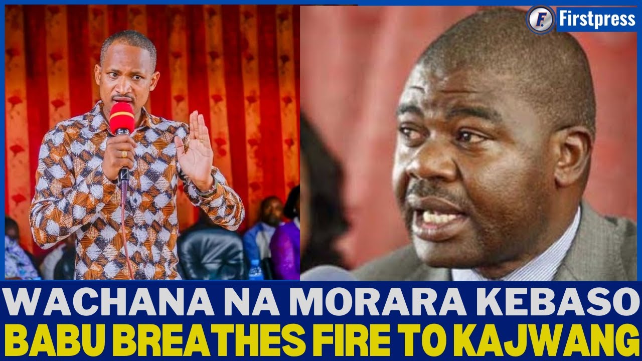 'Wachana na Morara Kebaso TAKATAKA nitakukujia' TJ Kajwang Runs To HIDE ...