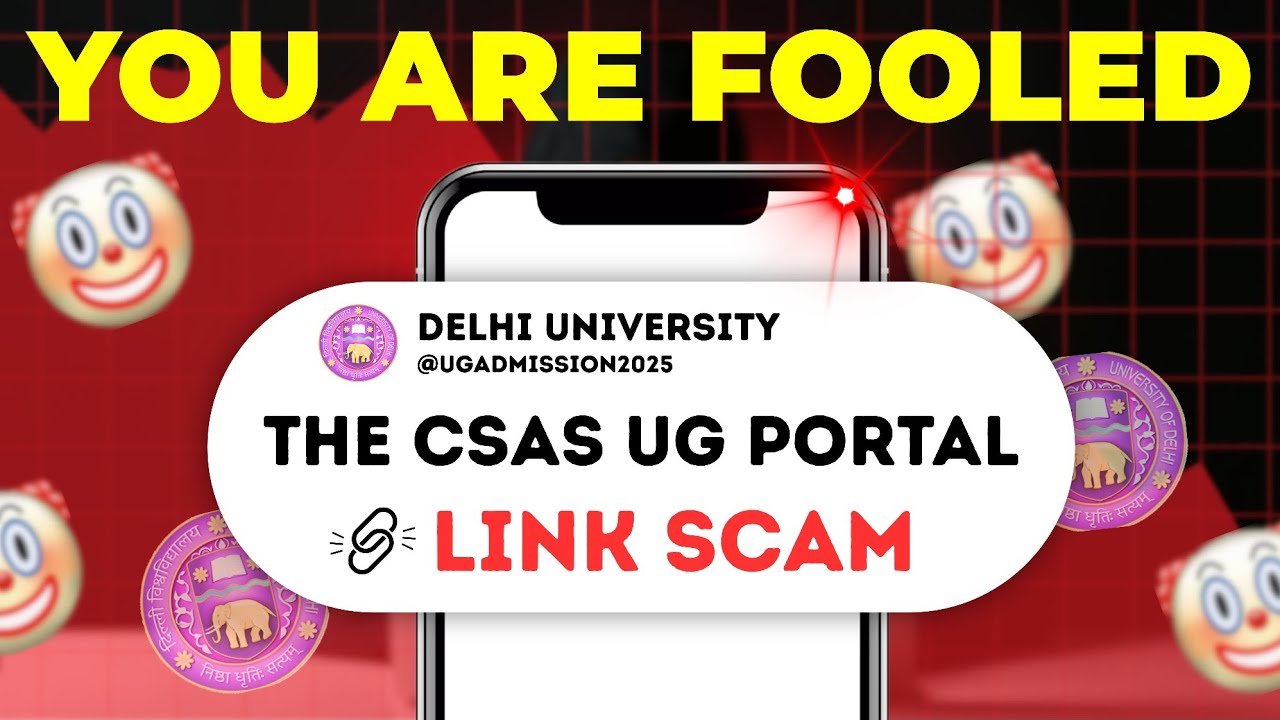 DU CSAS UG PORTAL LINK SCAM EXPOSED : Complete Details - YouTube