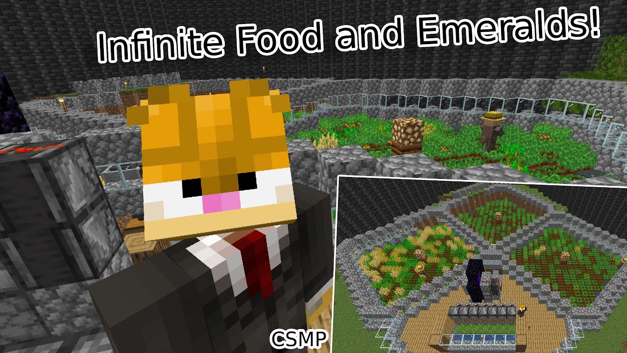 Infinite Food and Emeralds! | Chaotic SMP ep. 3 | Multiplayer Survival ...