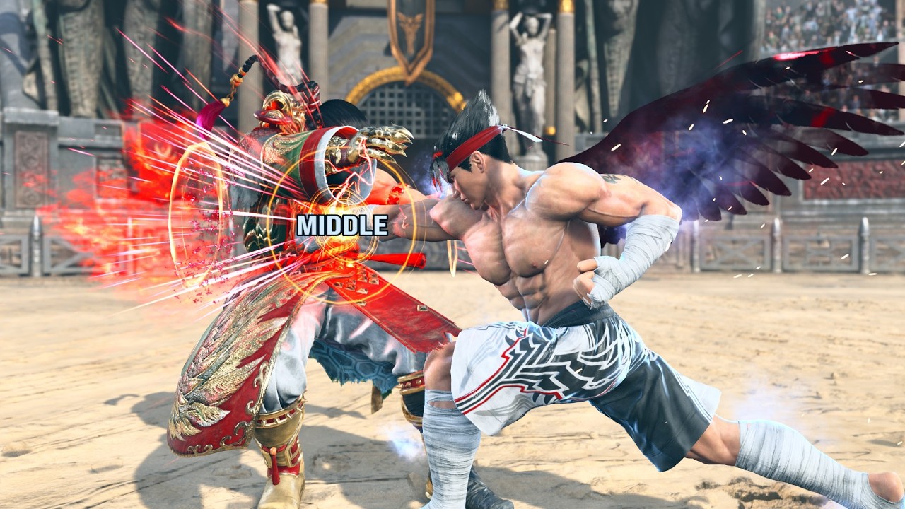 Jin max damage heat burst into heat dash combo - YouTube