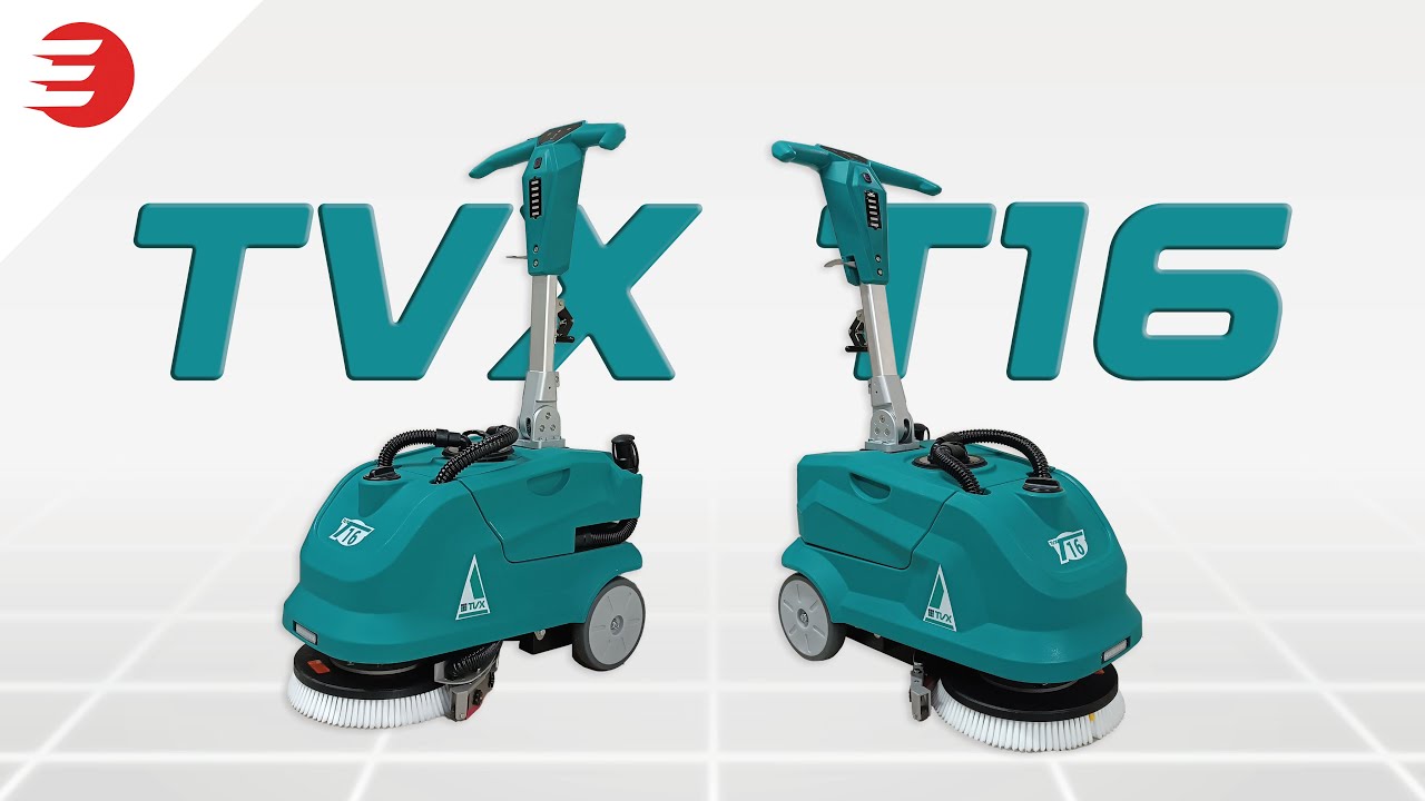 Máy chà sàn đẩy tay TVX T16B | INTECH SOLUTION - YouTube