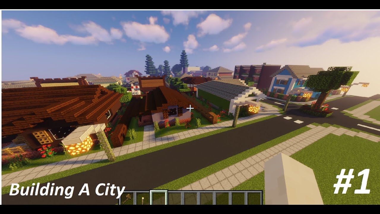Building A City #1 / Getting Started! / 【Minecraft Timelapse】 - YouTube