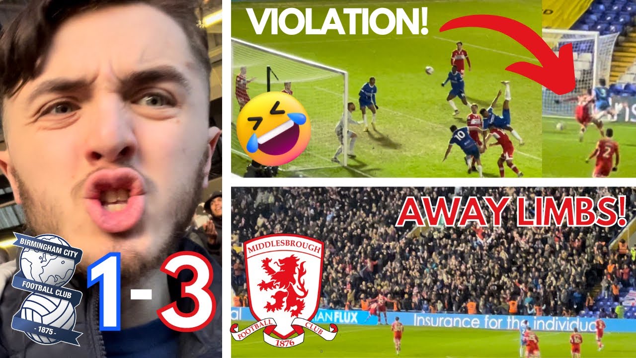 CROOKS at the DOUBLE as BORO BEAT BLUES! || Birmingham 1-3 ...