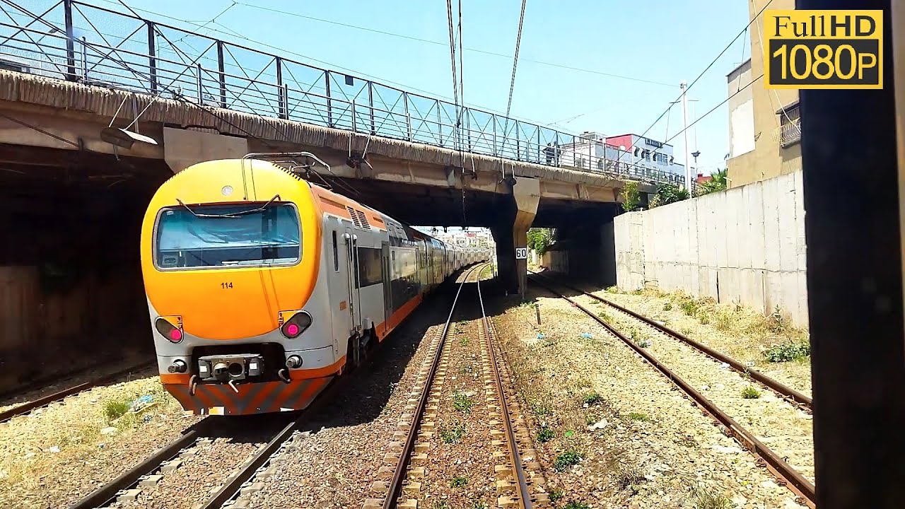 Trajet entre Kénitra et Salé-Ville train Atlas-120, assuré par la E ...